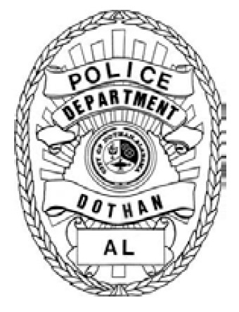 dpd-badge-black-and-white – Dothan Police Department